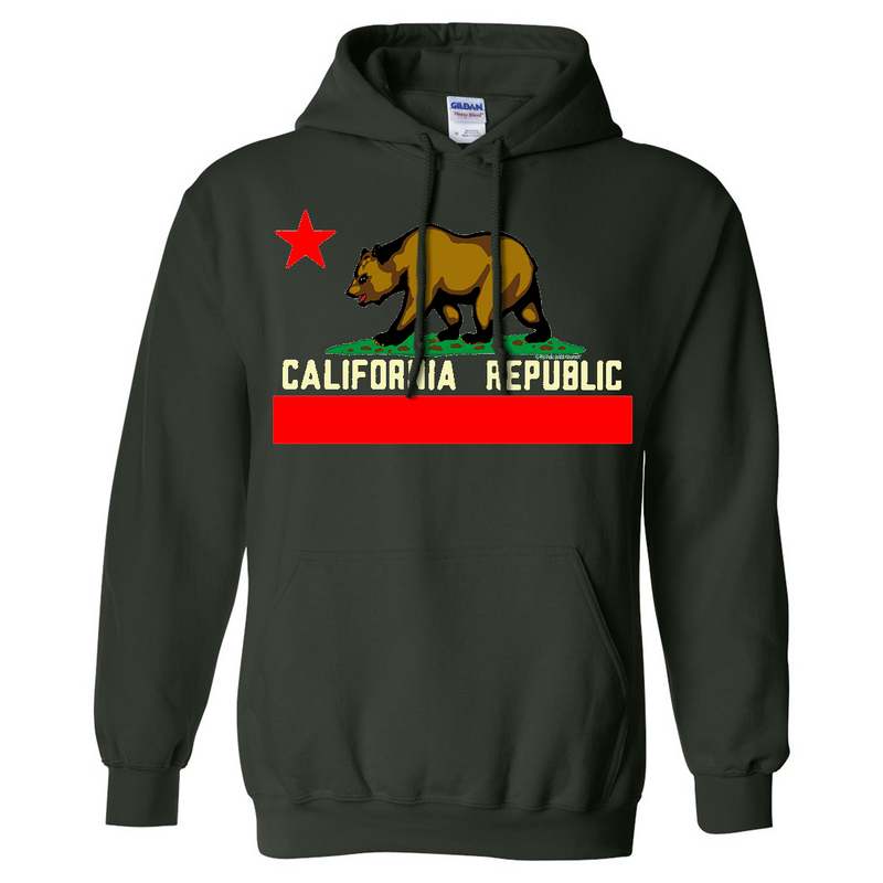 California State Flag Borderless Sweatshirt Hoodie - California ...