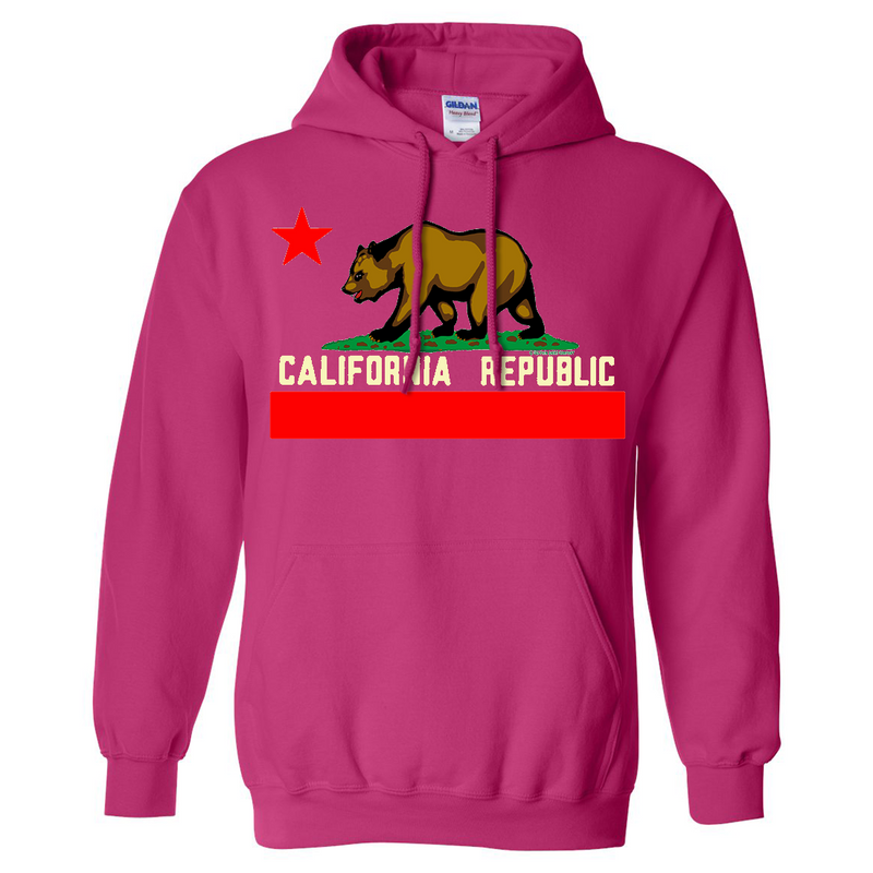 California State Flag Borderless Sweatshirt Hoodie - California ...