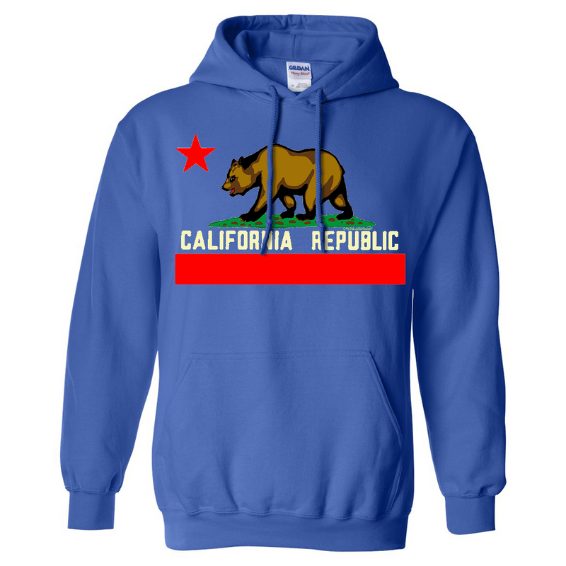California State Flag Borderless Sweatshirt Hoodie - California ...