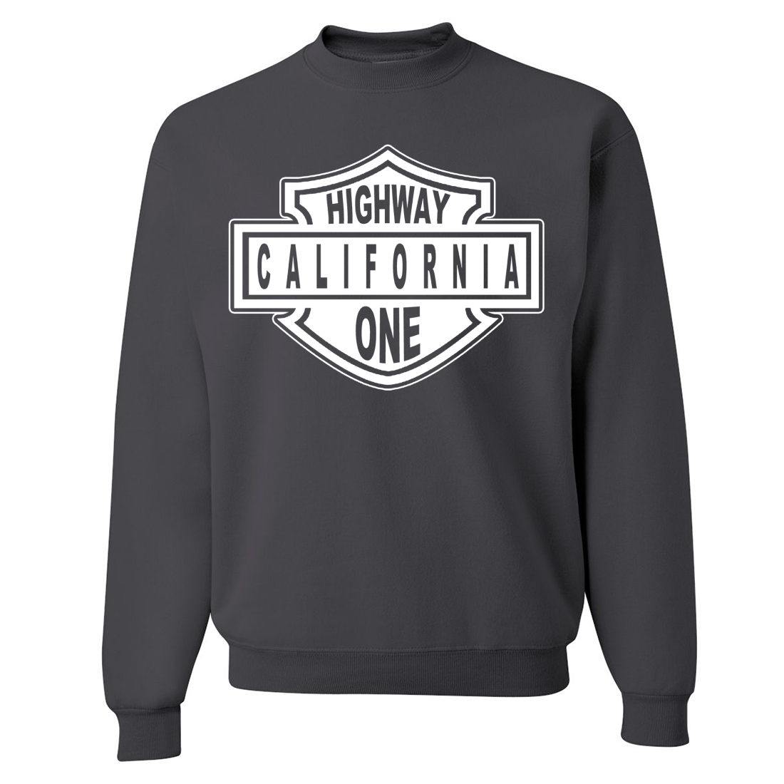 California Highway One Crewneck Sweatshirt - California Republic Clothes