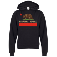 California Republic Vintage Stripe Premium Youth Sweatshirt Hoodie ...