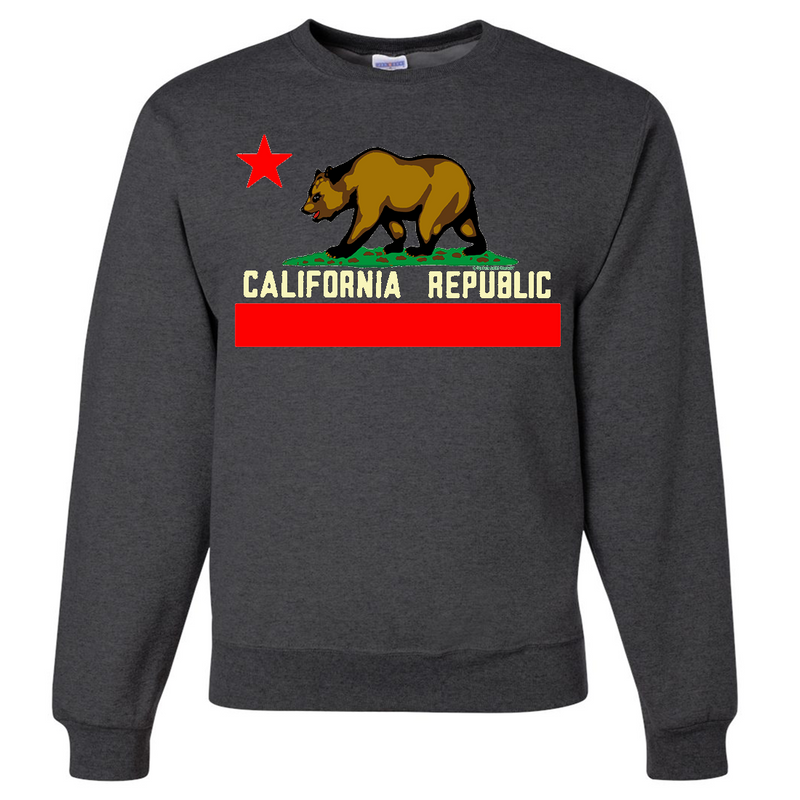California State Flag Borderless Crewneck Sweatshirt - California ...